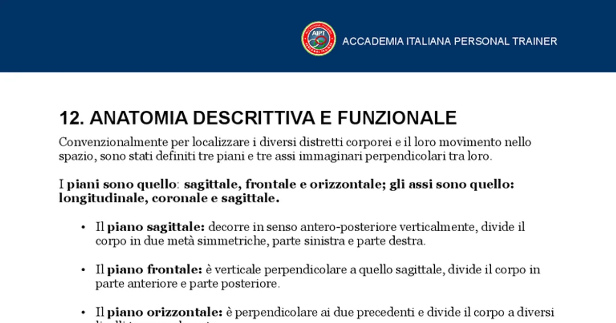 Anatomia Descrittiva e Funzionale | Algor Library