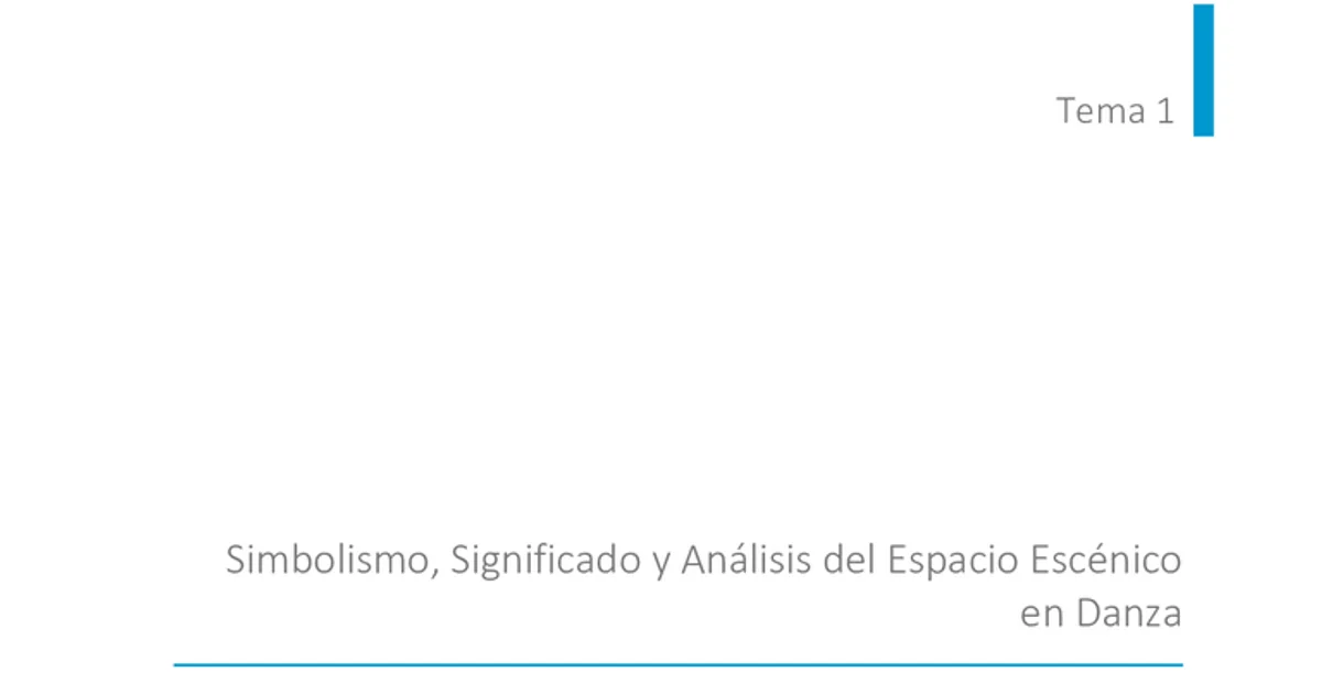 Simbolismo, Significado, Análisis Espacio Escénico | Algor Library
