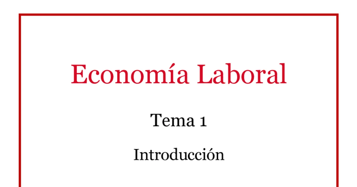 Economía Laboral, Universitat Pompeu Fabra | Algor Library