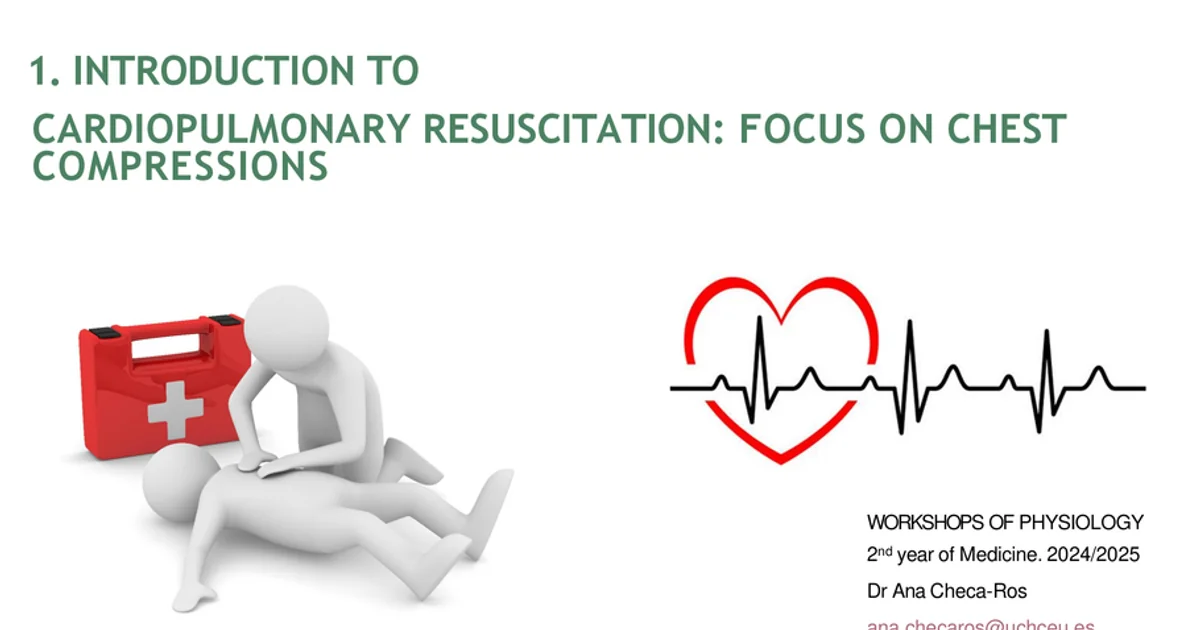Cardiopulmonary Resuscitation, Uchceu | Algor Library