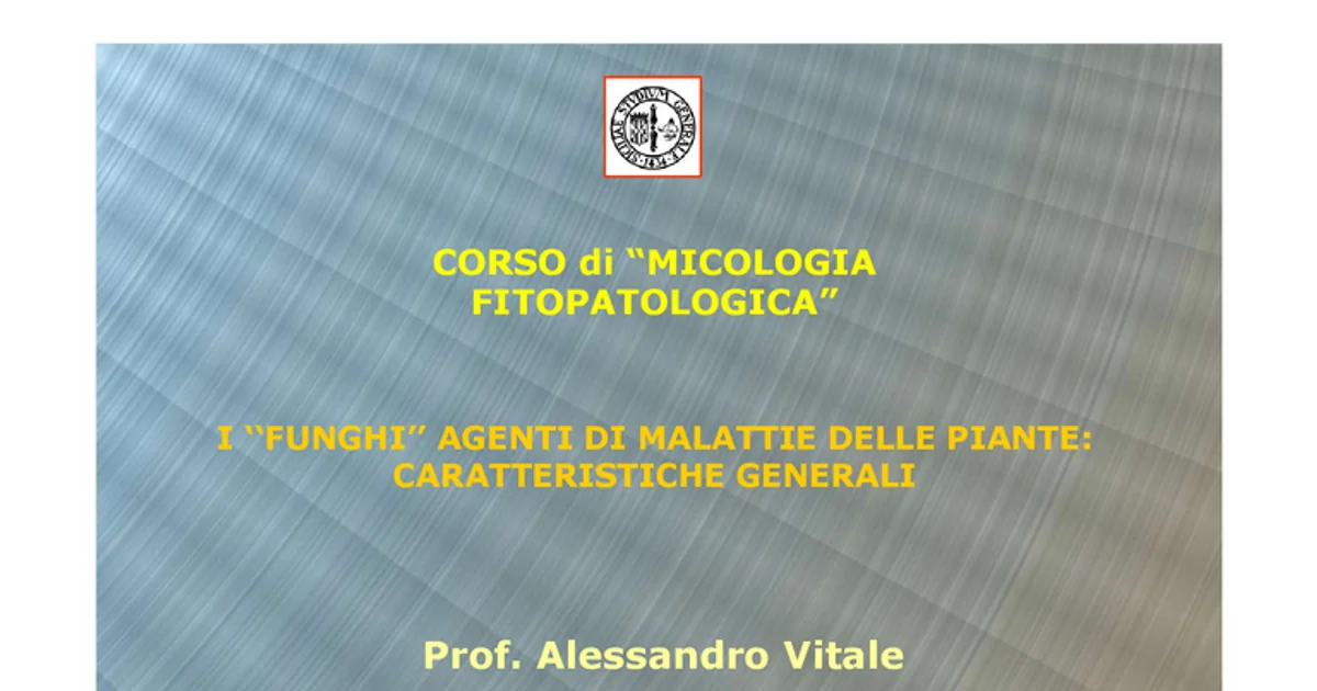 Micologia Fitopatologica, Tvdivm Genera | Algor Library