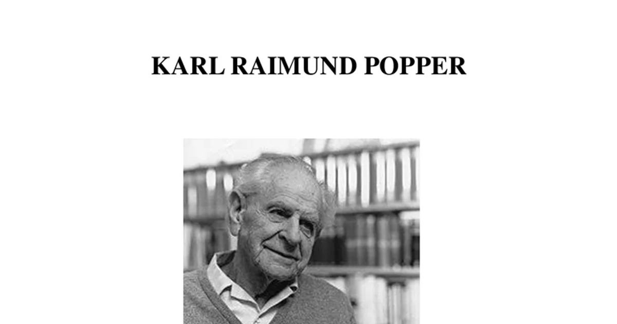 Karl Raimund Popper | Algor Library