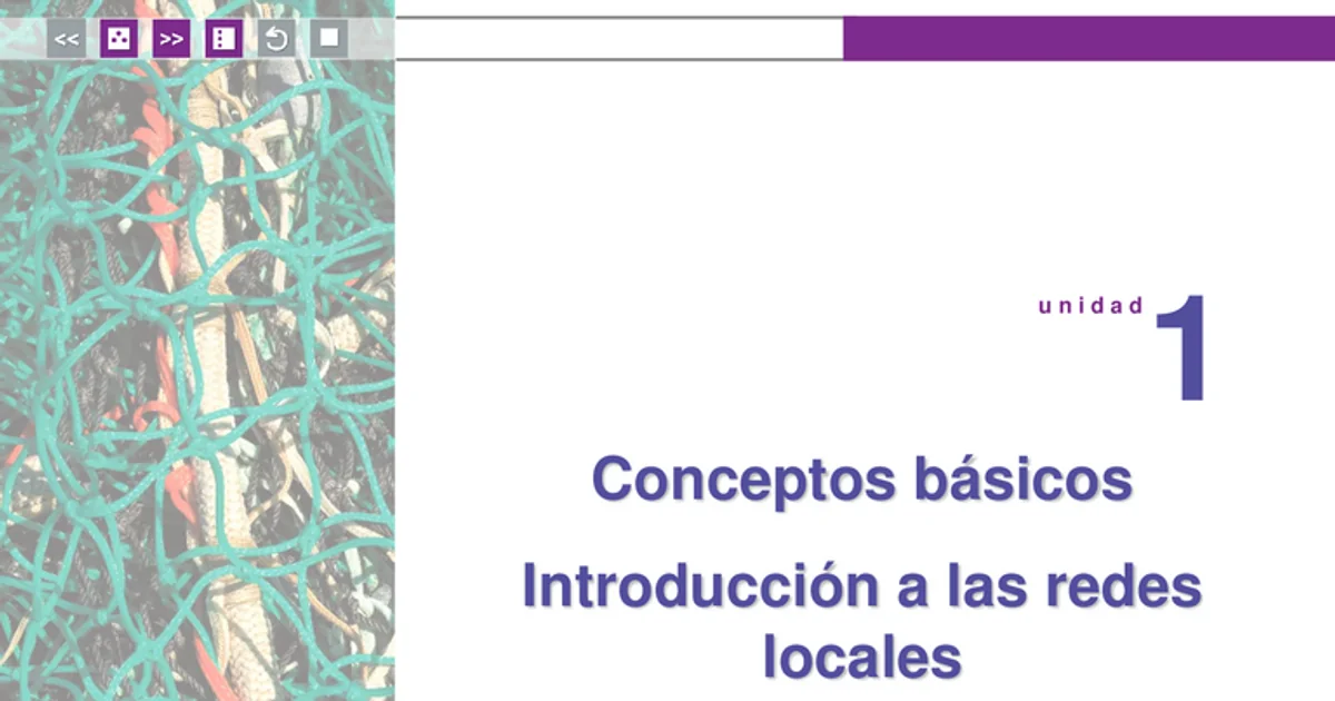 Conceptos básicos Introducción a las redes locales | Algor Library