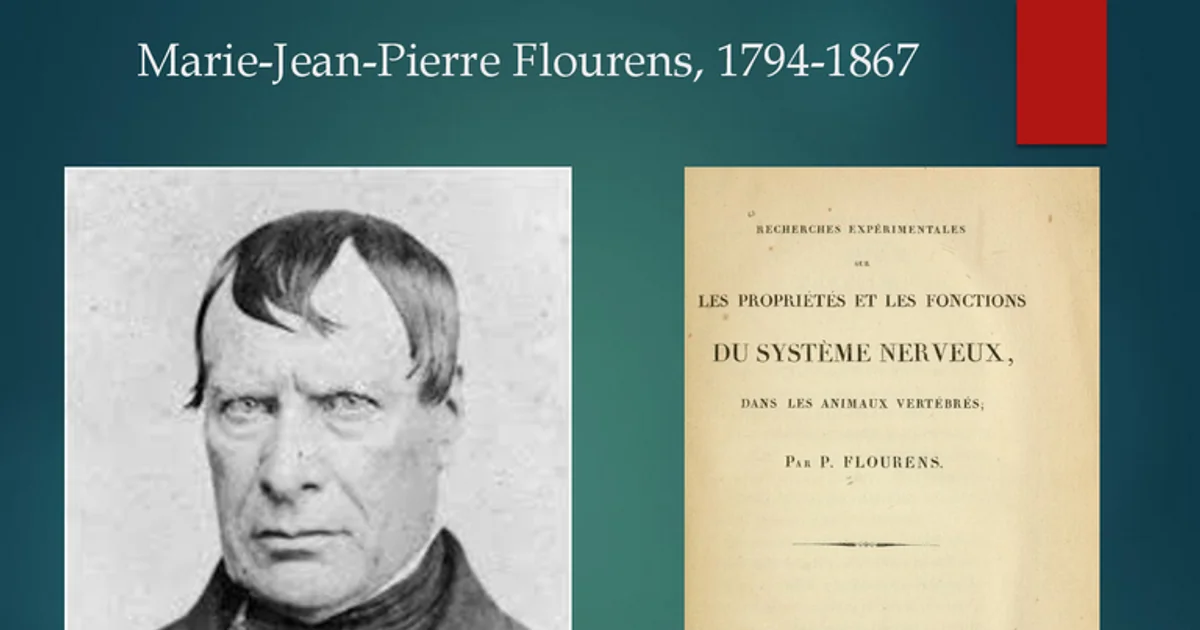 Marie-Jean-Pierre Flourens, 1794-1867 | Algor Library