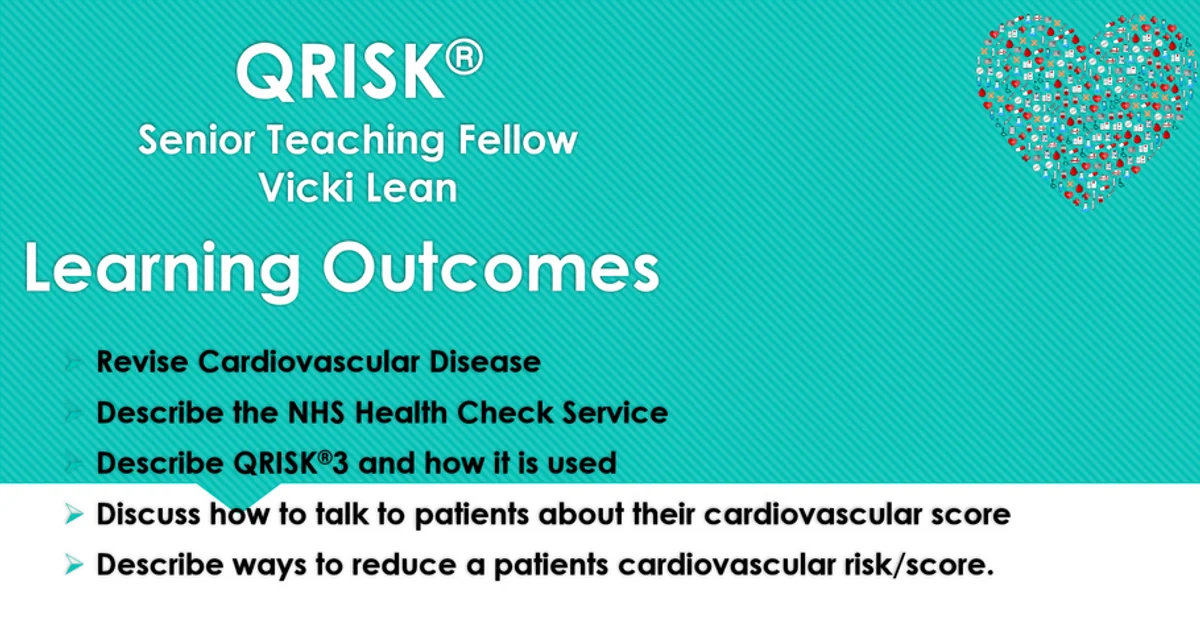 QRISK® Learning Outcomes | Algor Library