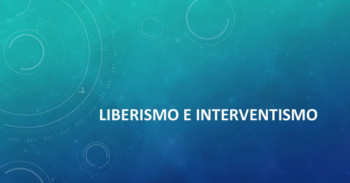 Liberismo e Interventismo | Algor Library