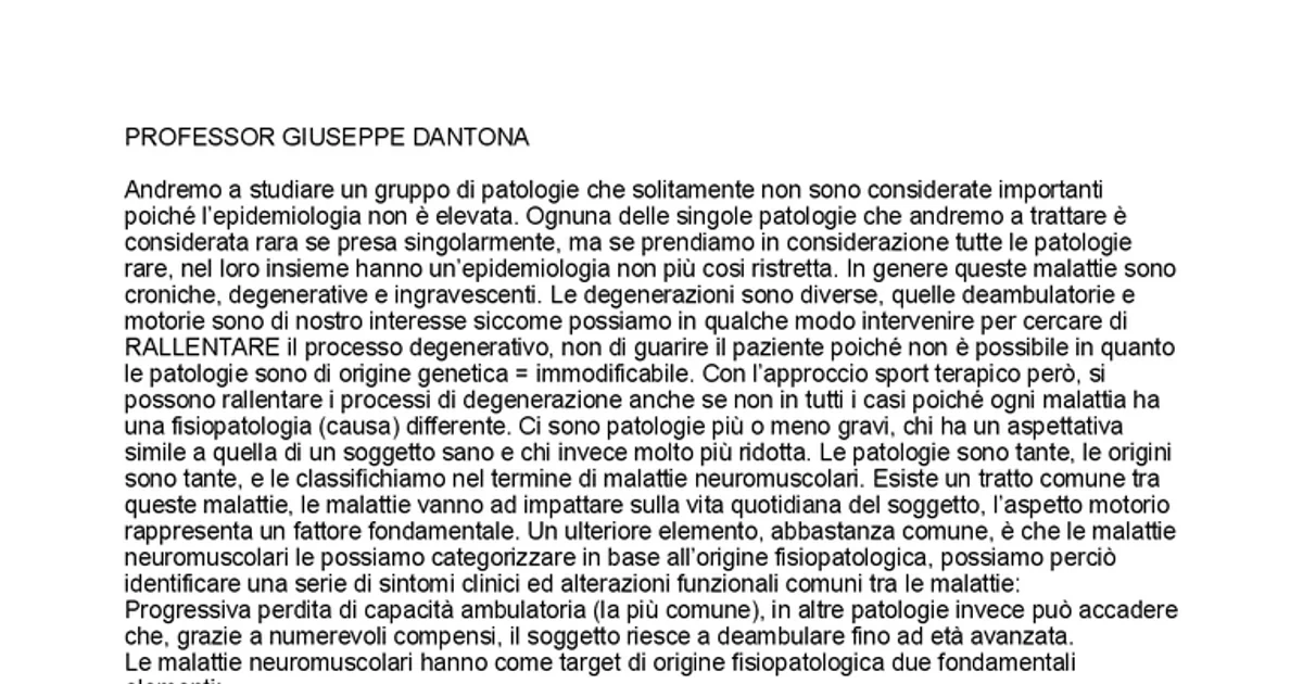 Patologie Neuromuscolari, Giuseppe Dantona | Algor Library
