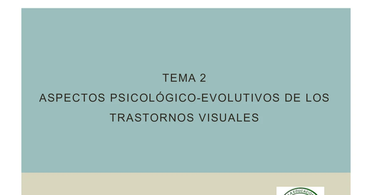 Aspectos Psicológico-evolutivos, UGR | Algor Library