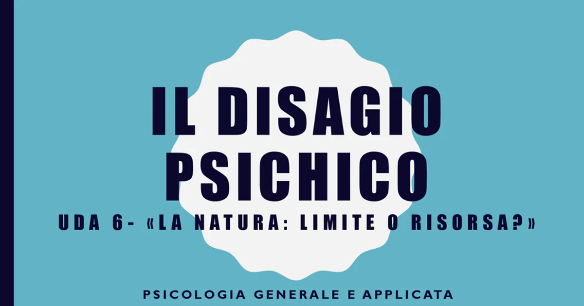 Il Disagio Psichico | Algor Library