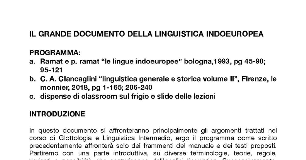 Linguistica Indoeuropea, Gmp | Algor Library