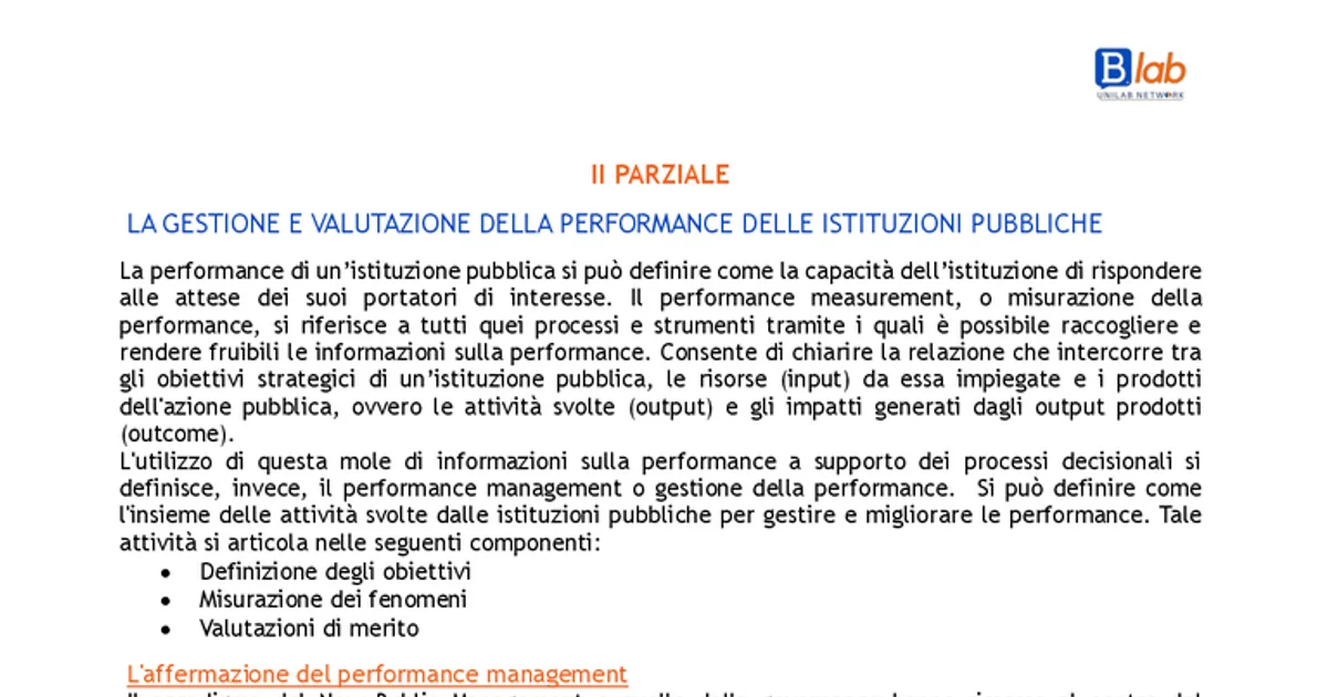 Ii Parziale, Blab Unilab Network | Algor Library