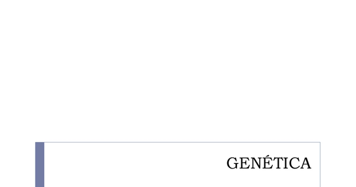 Genética, Biología | Algor Library