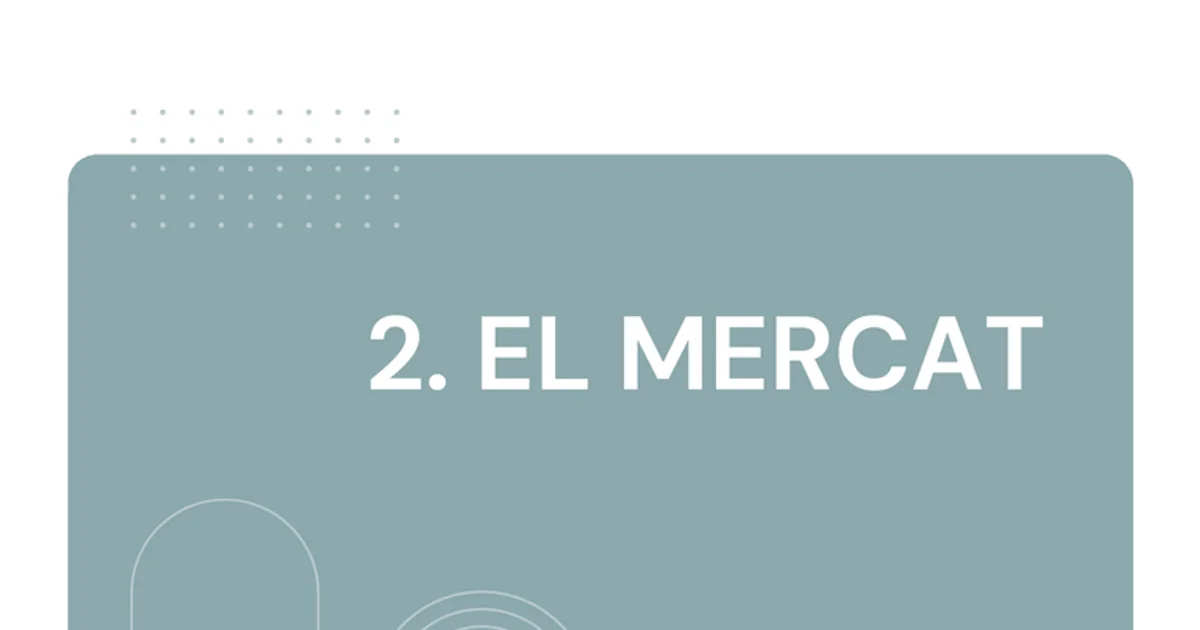 El Mercat, Economia | Algor Library
