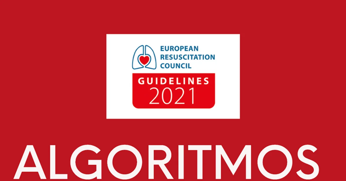 Algoritmos RCP ERC 2021, European Resuscitation Council | Algor Library