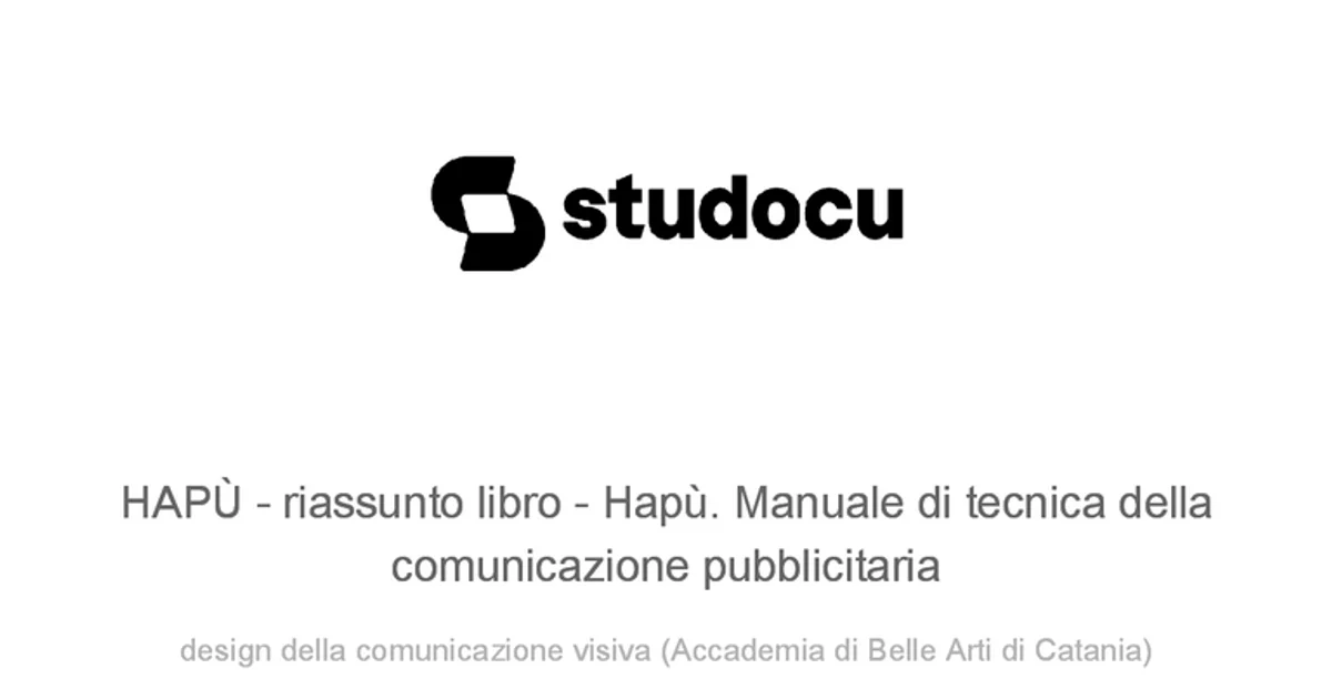 Hapù, Accademia Belle Arti Catania | Algor Library