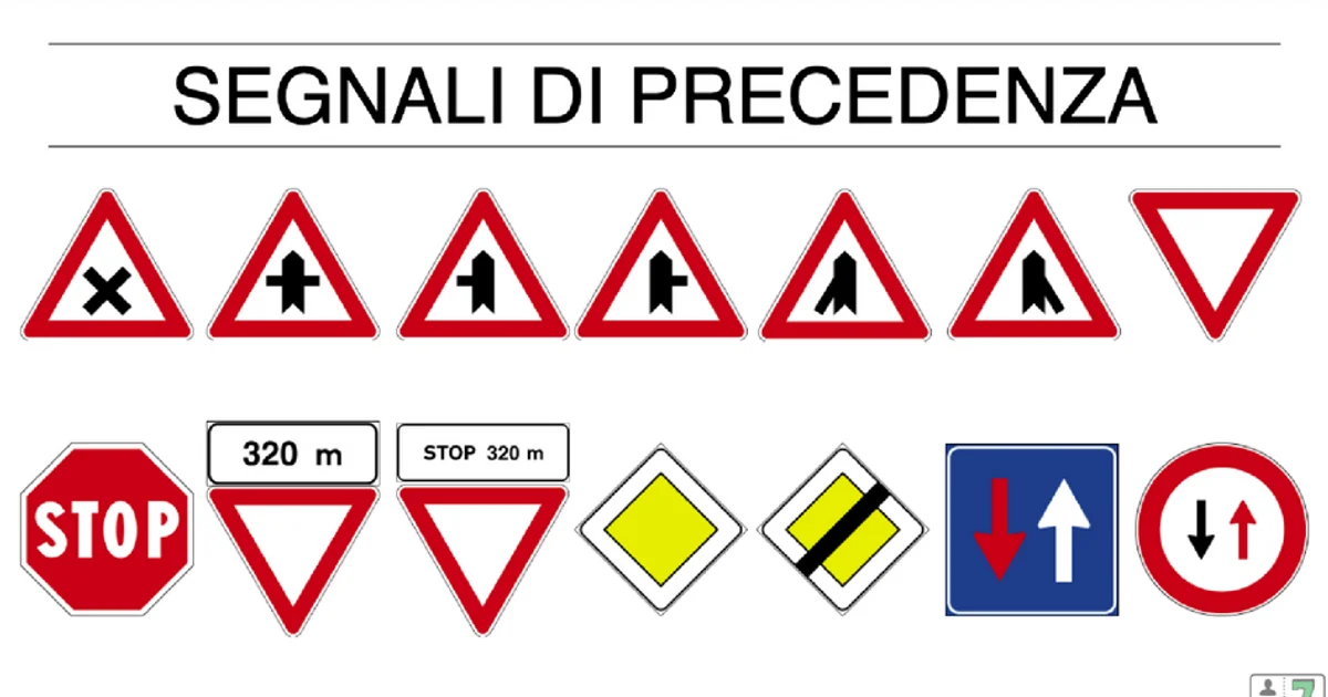 Segnali di Precedenza | Algor Library