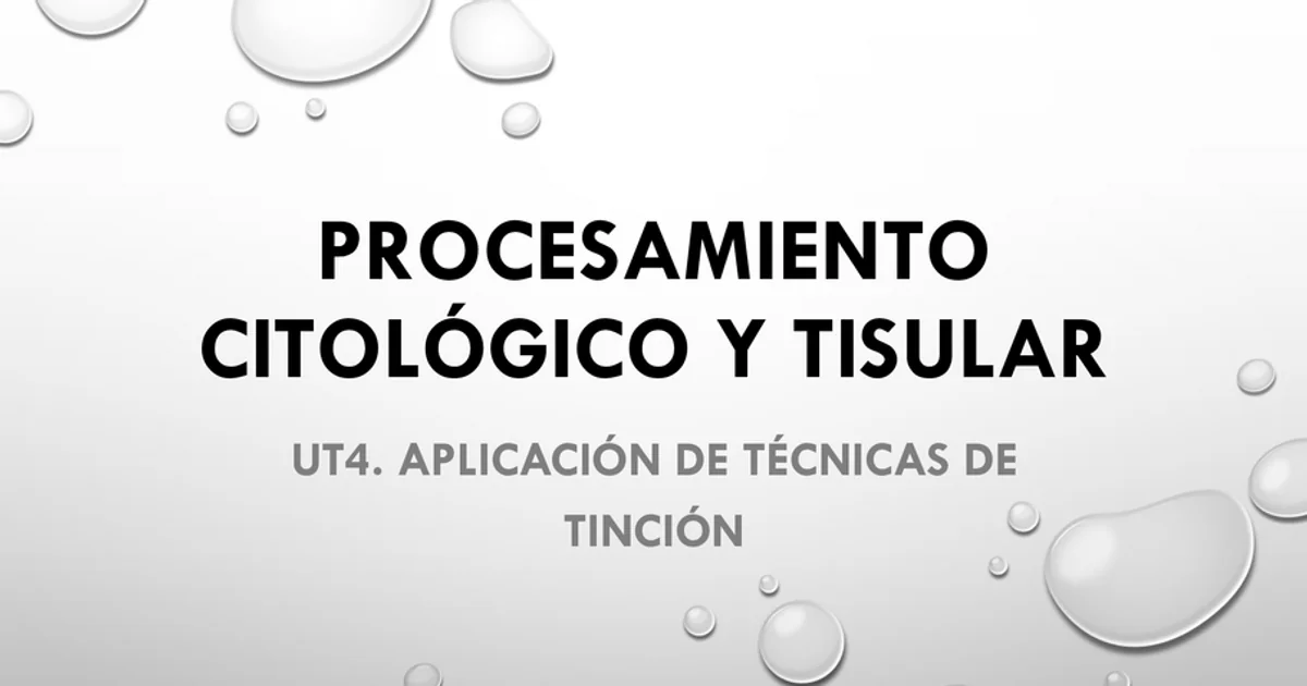 Procesamiento Citológico y Tisular | Algor Library