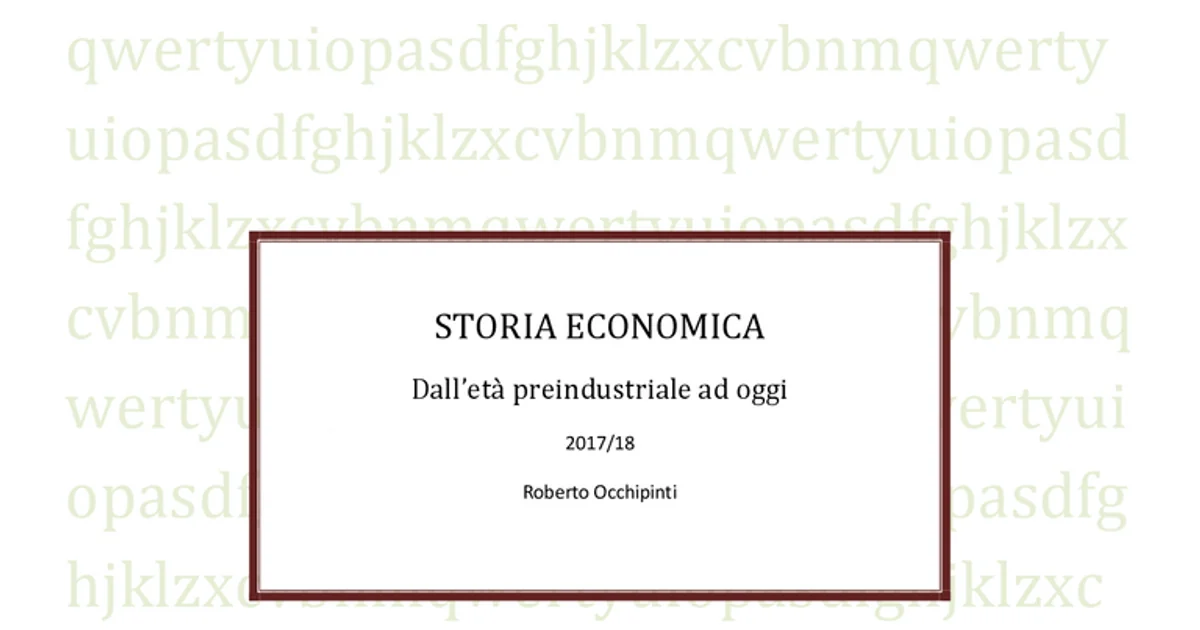 Storia Economica | Algor Library