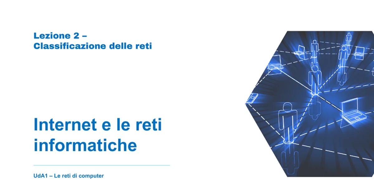 Classificazione delle Reti Informatiche | Algor Library