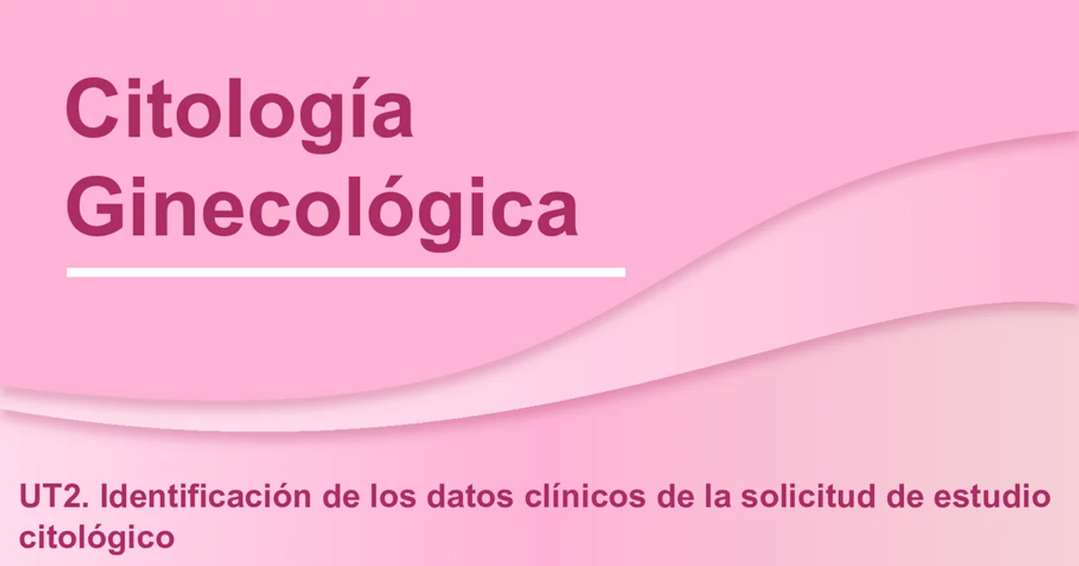 Citología Ginecológica, Patología Uterina | Algor Library