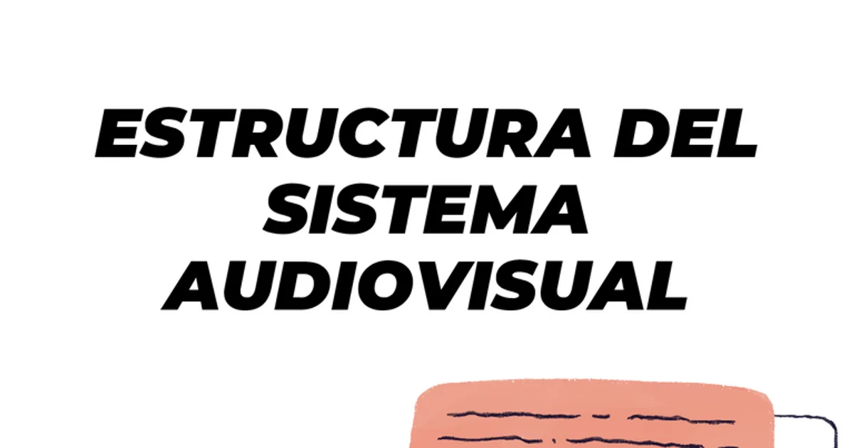 Estructura Sistema Audiovisual, UEX | Algor Library