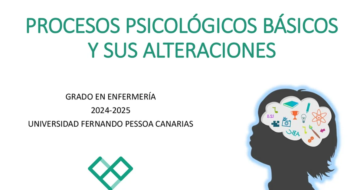 Procesos Psicológicos Básicos, UFP Canarias | Algor Library