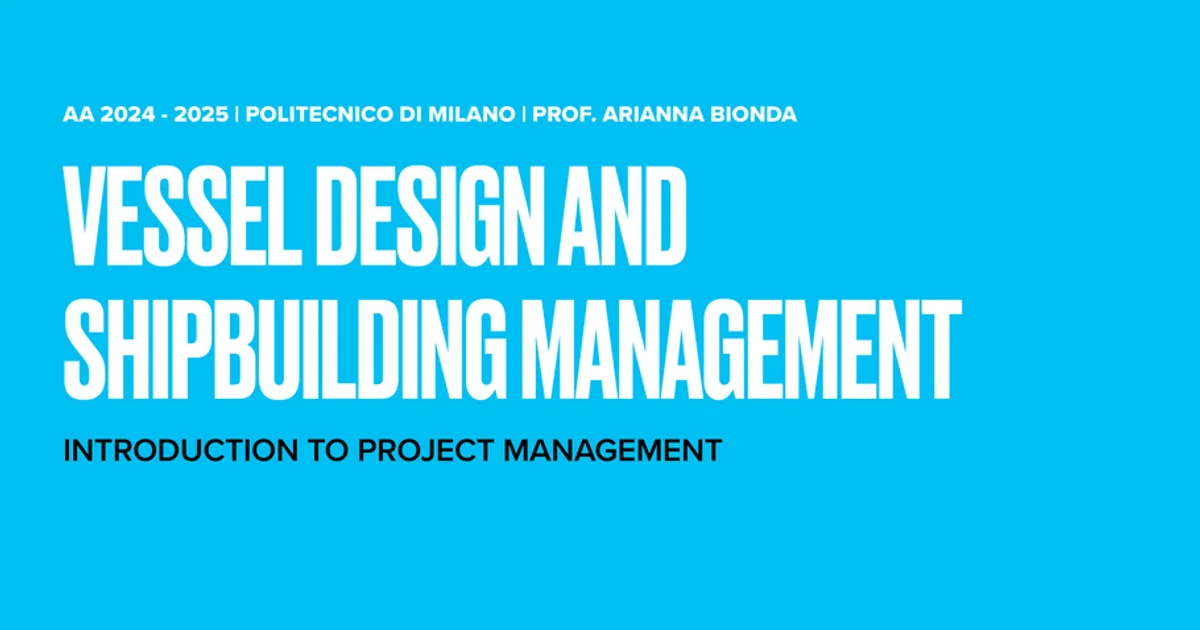 Vessel Design, Politecnico di Milano | Algor Library