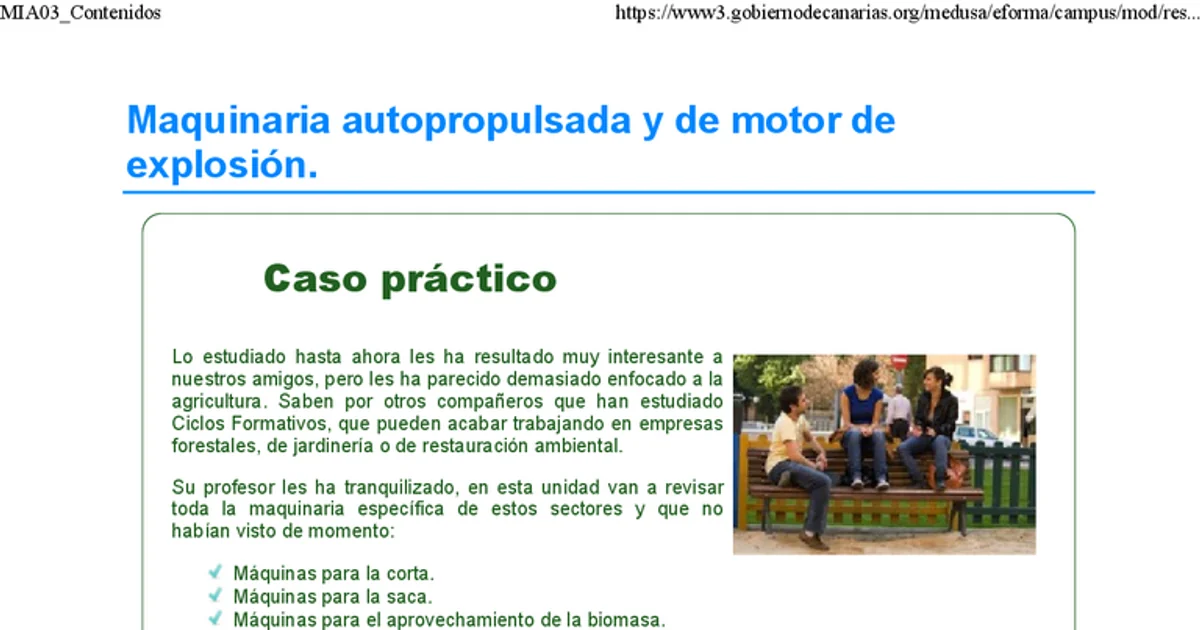 Maquinaria Autopropulsada, Ministerio de Educación | Algor Library