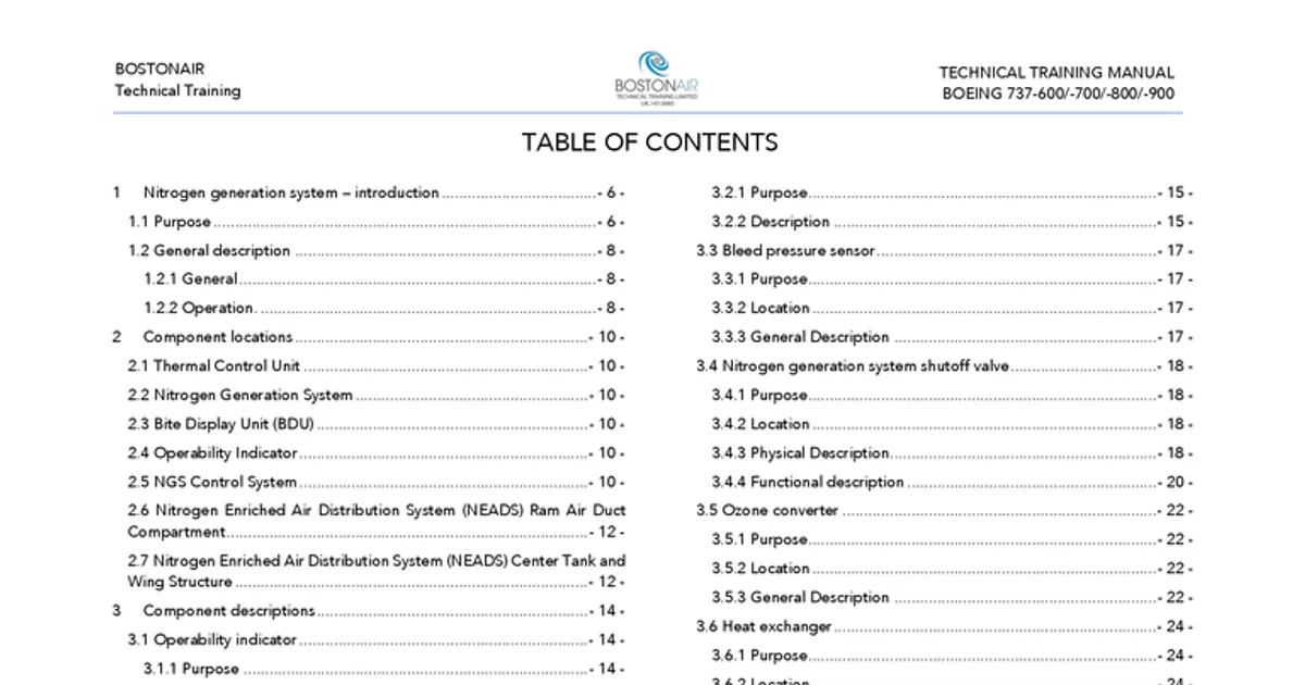 Technical Training Manual Boeing 737 | Algor Library