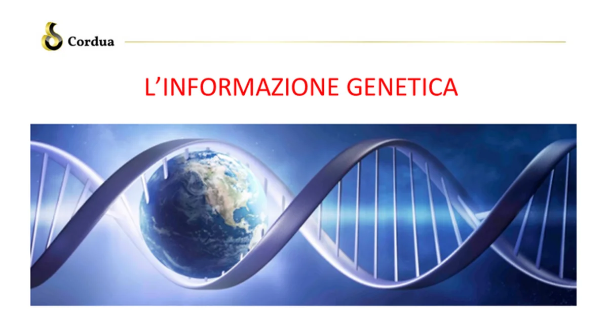 L'Informazione Genetica, Cordua | Algor Library