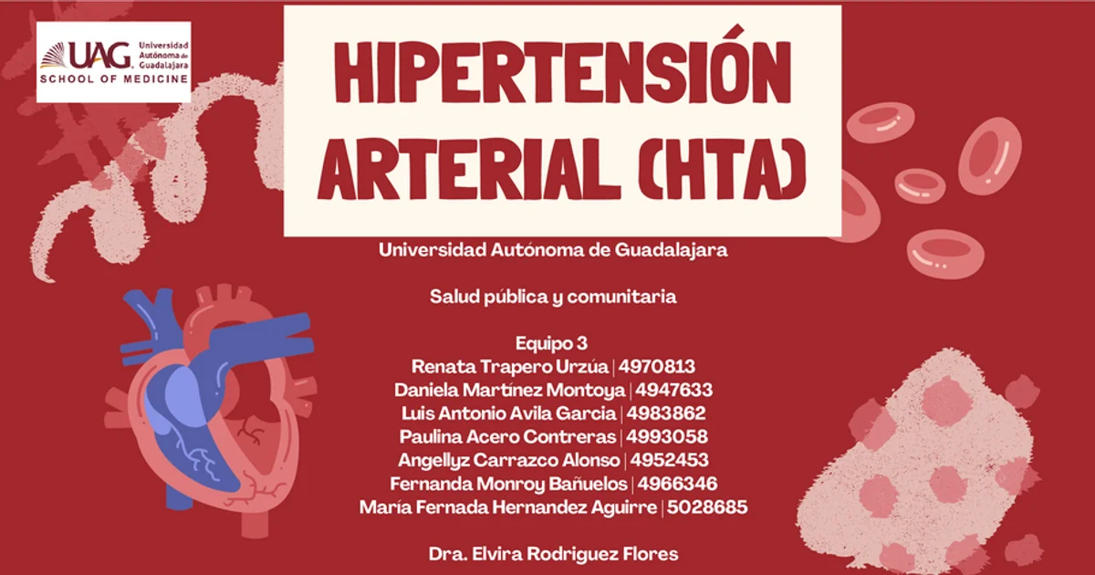 Hipertensión Arterial (HTA), UAG | Algor Library