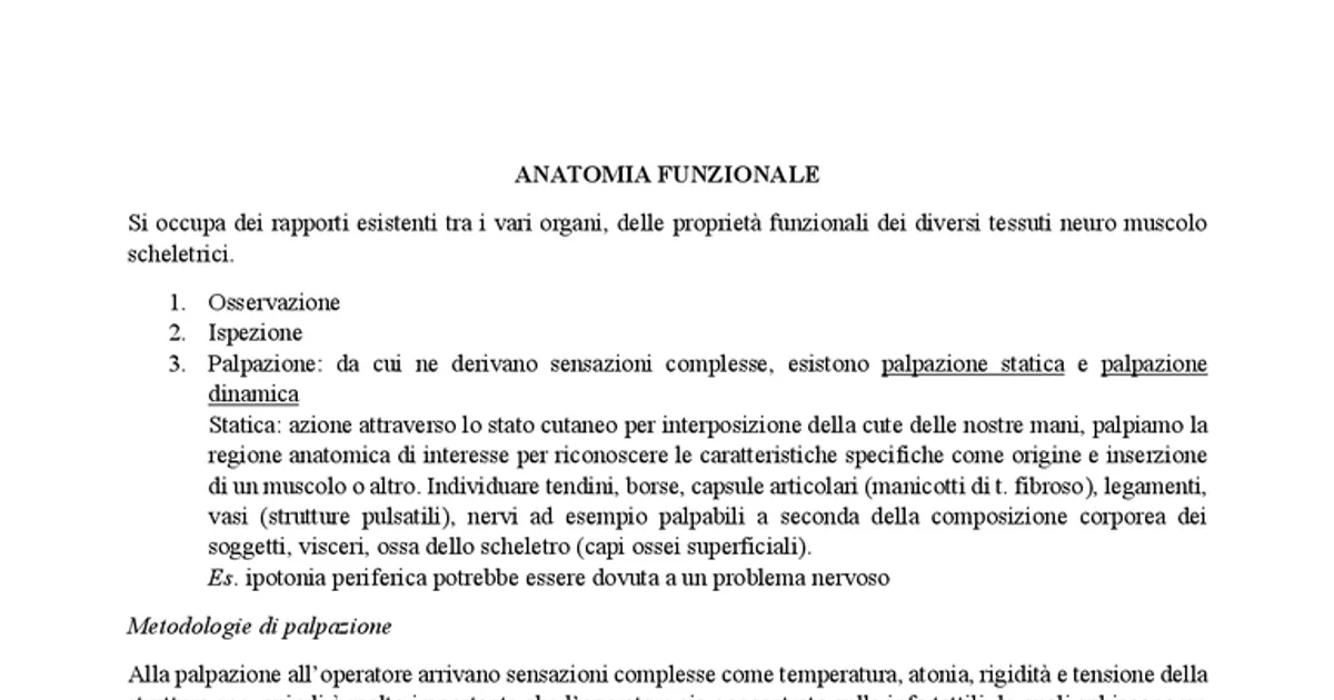 Anatomia Funzionale | Algor Library