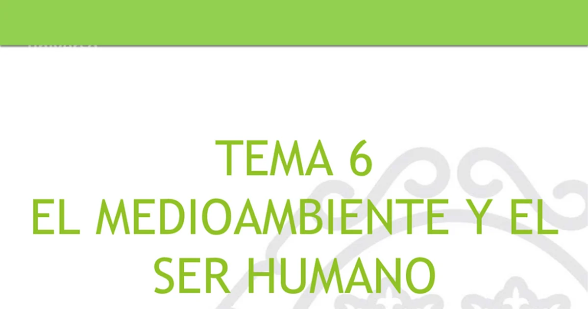 Medioambiente y Ser Humano, Domi Mina | Algor Library