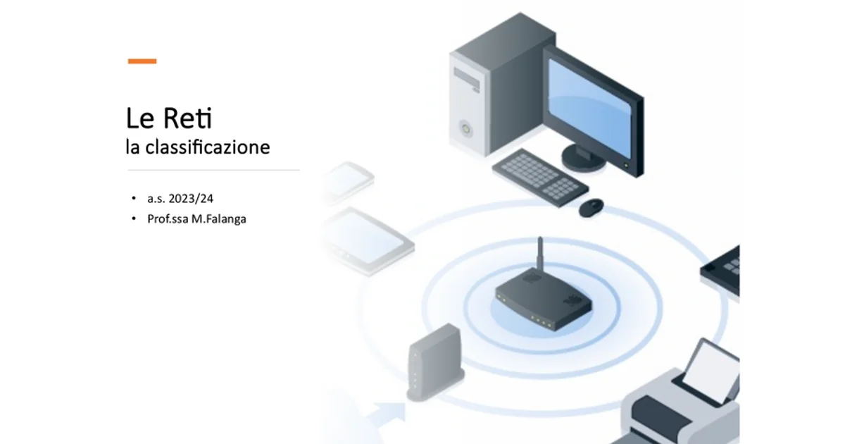 Reti informatiche classificazione | Algor Library