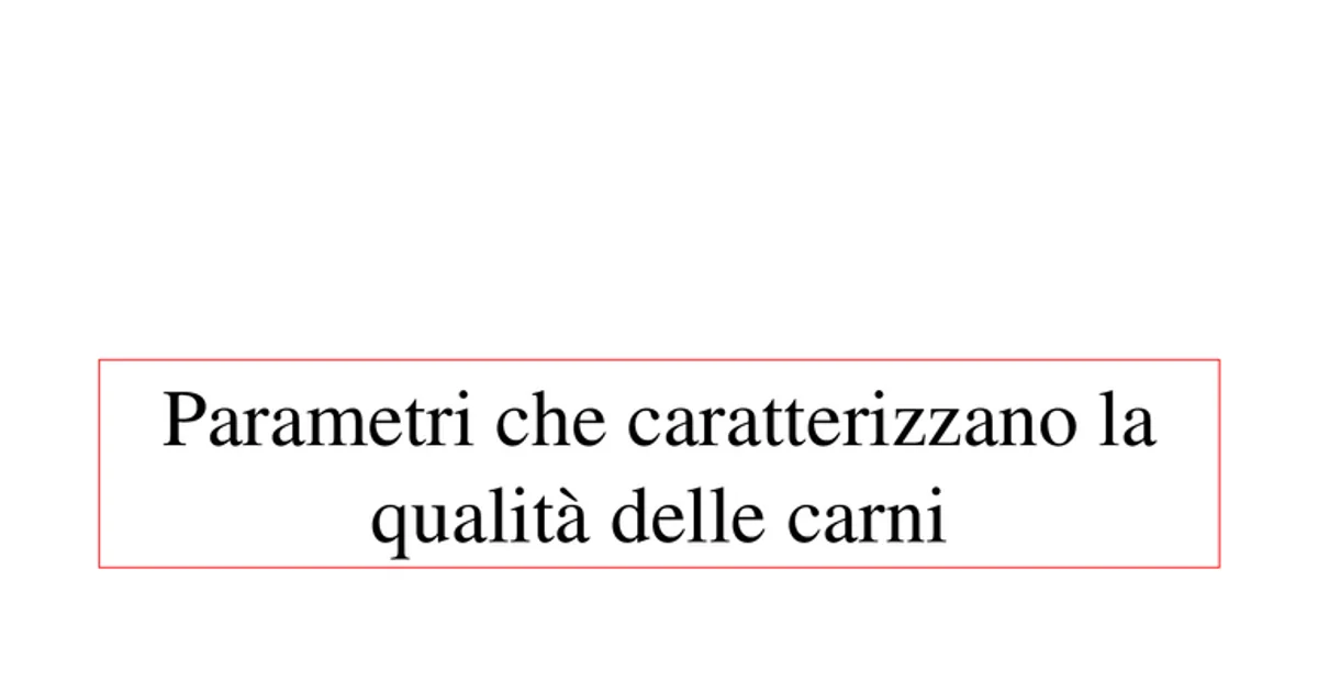 Qualità delle Carni, Università | Algor Library