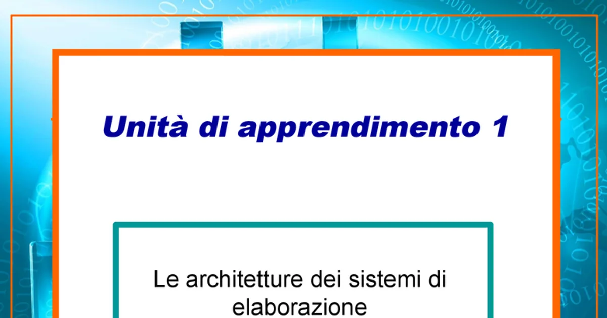 Unità di Apprendimento 1 | Algor Library
