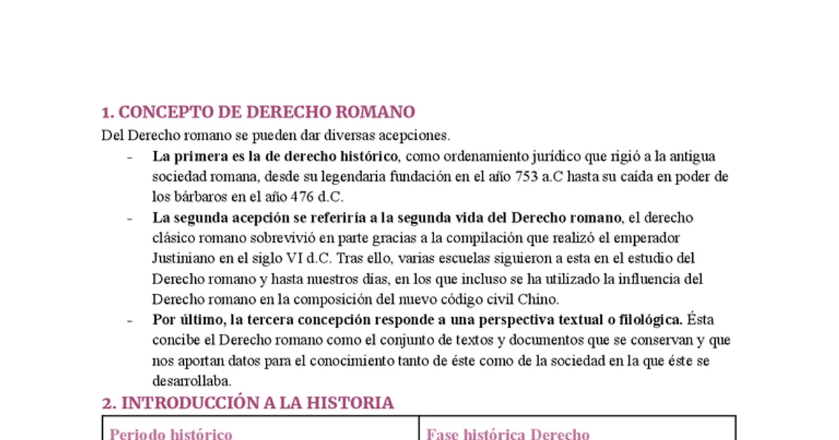 Concepto de Derecho Romano | Algor Library