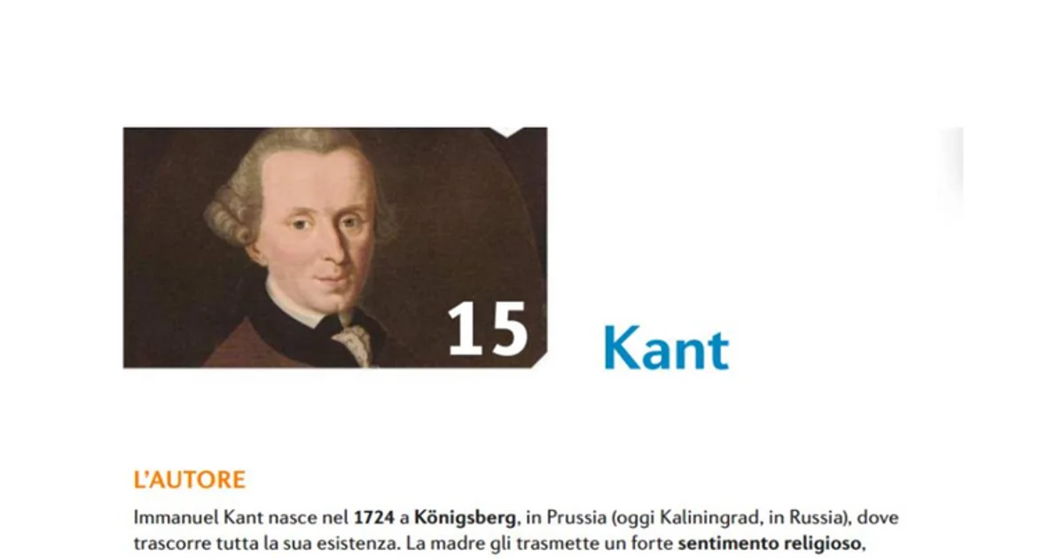 Kant, Il Pensiero e le Critiche | Algor Library