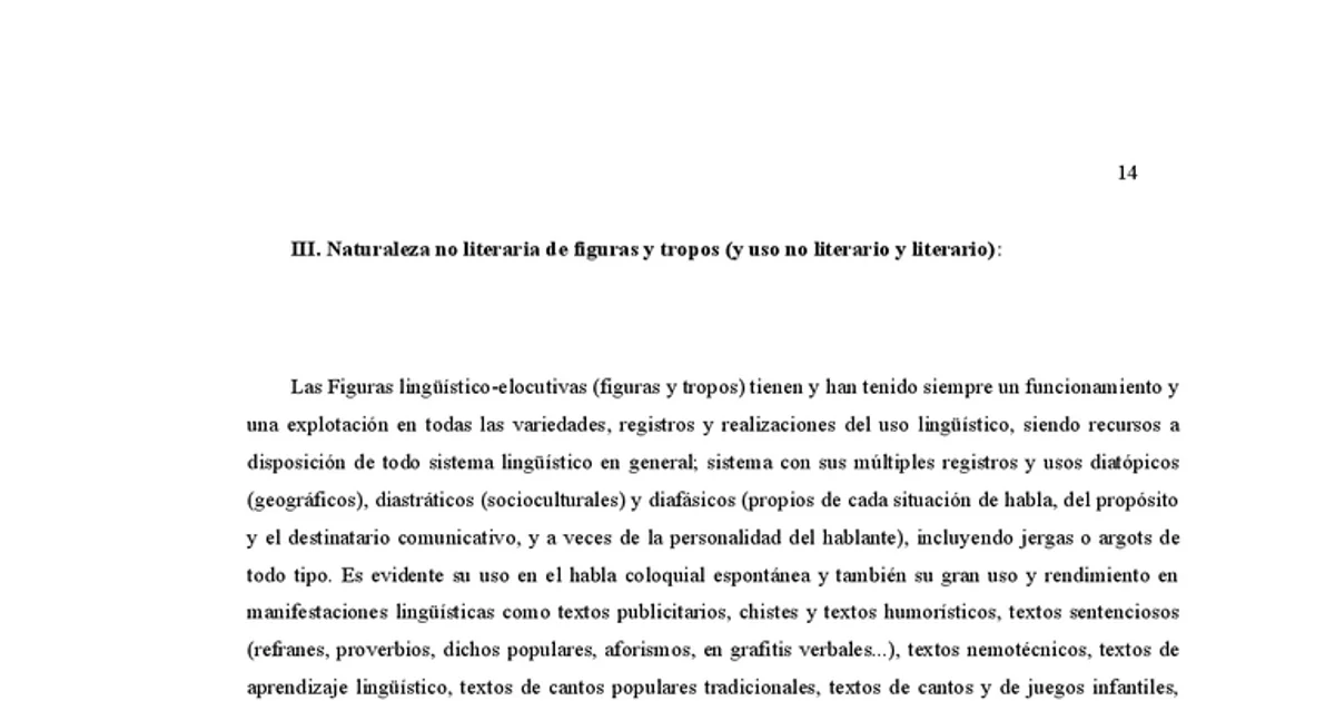 Naturaleza no literaria de figuras y tropos | Algor Library