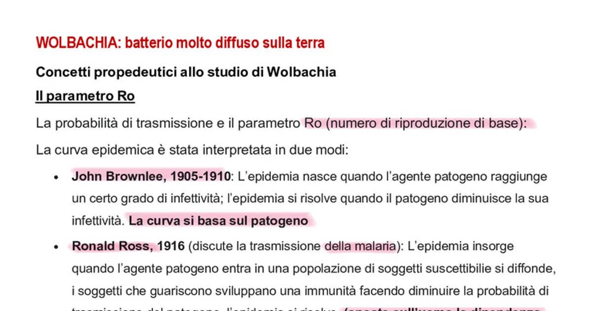 Wolbachia, Batterio Molto Diffuso | Algor Library