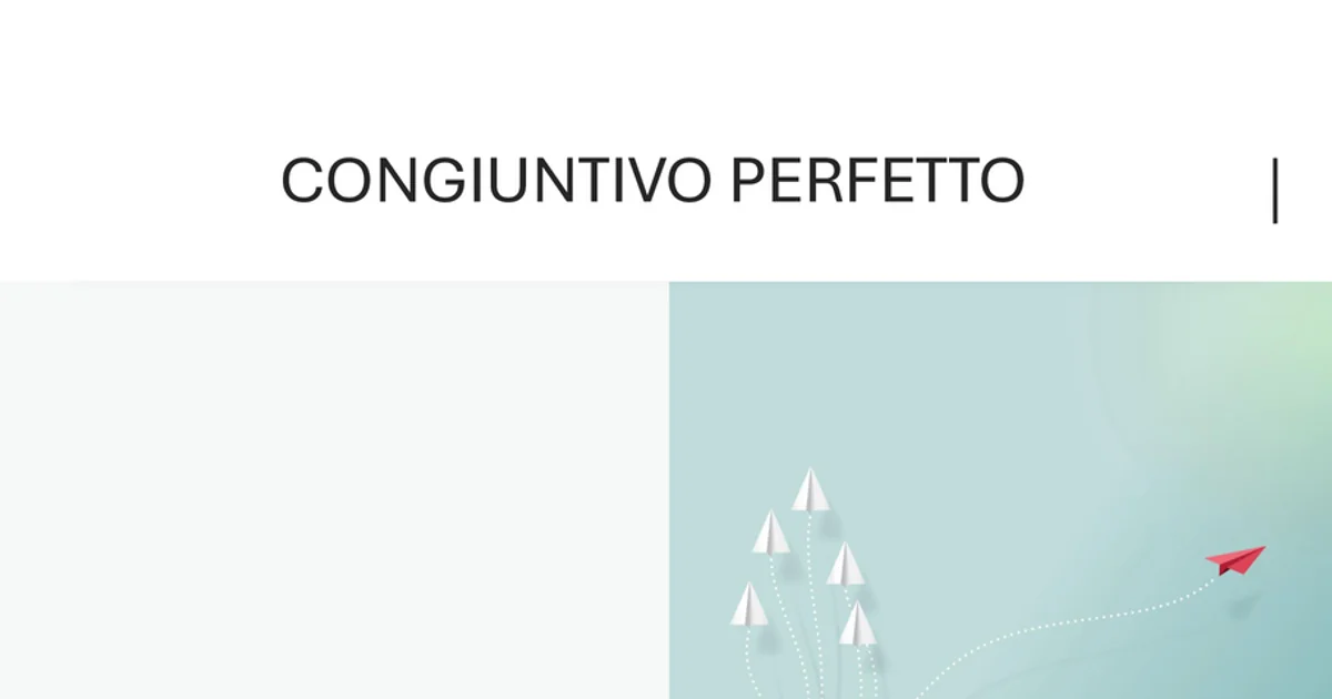 Congiuntivo Perfetto Latino | Algor Library