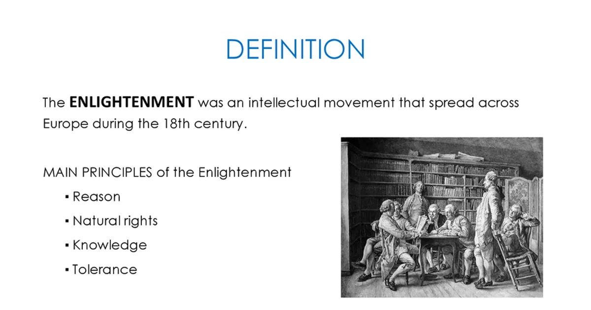 Enlightenment Principles, Thinkers | Algor Library