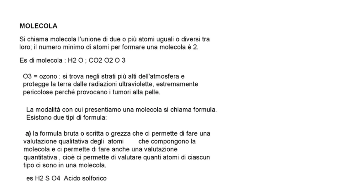 Molecola, Formazione e Legami Chimici | Algor Library