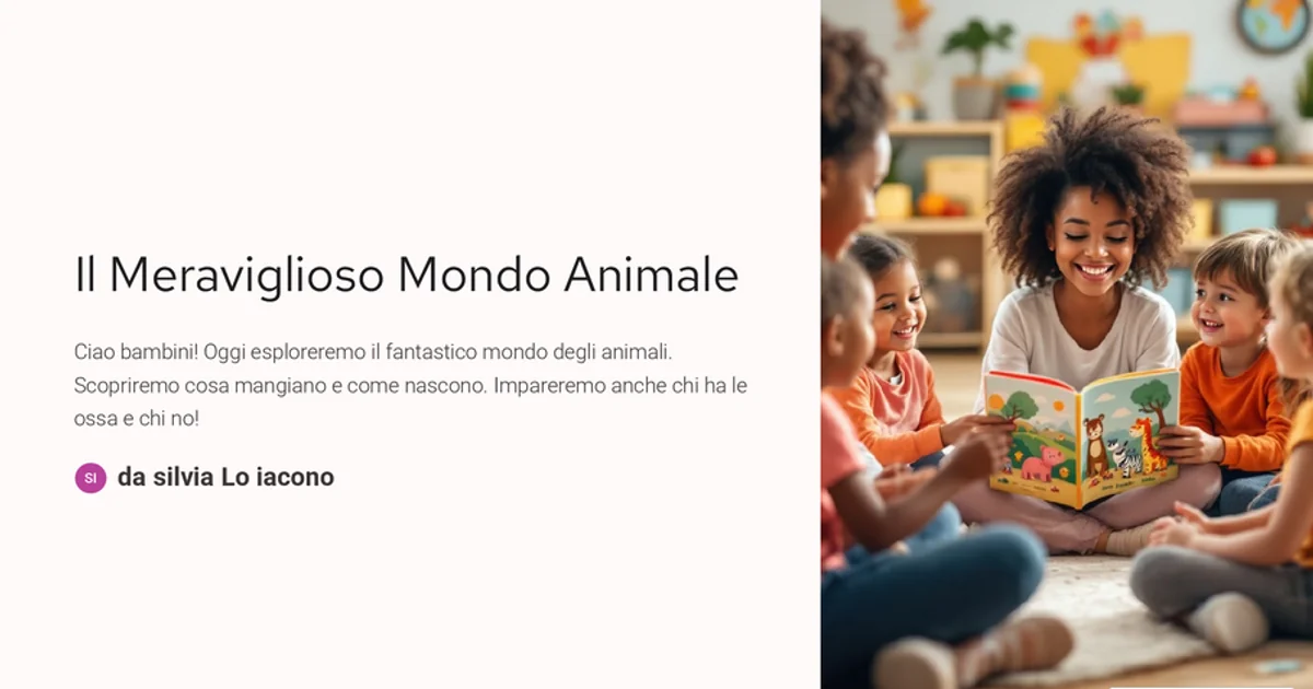 Il Meraviglioso Mondo Animale | Algor Library