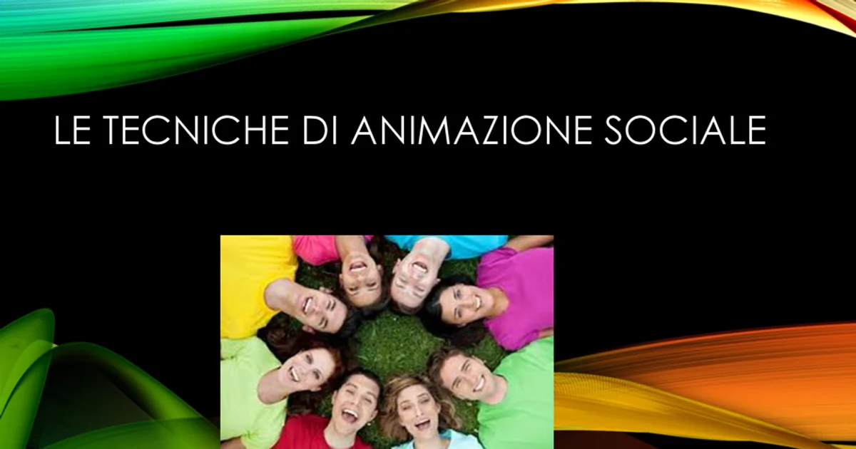 Le Tecniche di Animazione Sociale | Algor Library