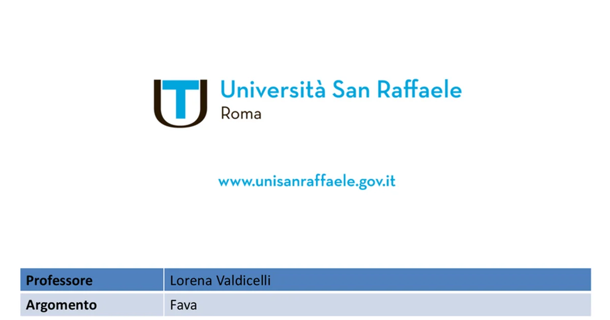 Fava, Università San Raffaele | Algor Library