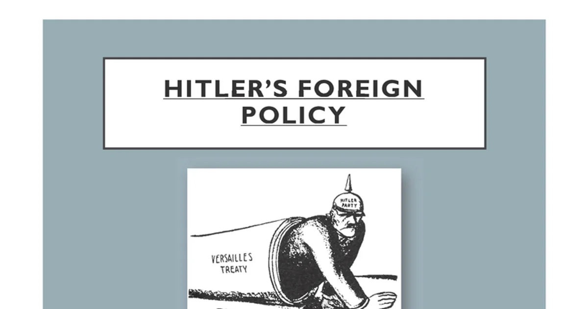 Hitler's Foreign Policy, Saar Plebiscite | Algor Library