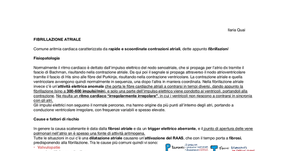 Fibrillazione Atriale | Algor Library
