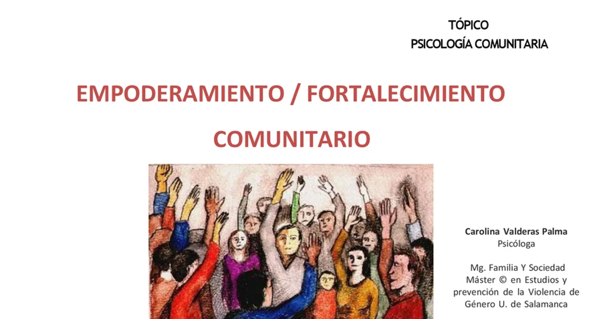 Empoderamiento Comunitario, U. de Salamanca | Algor Library
