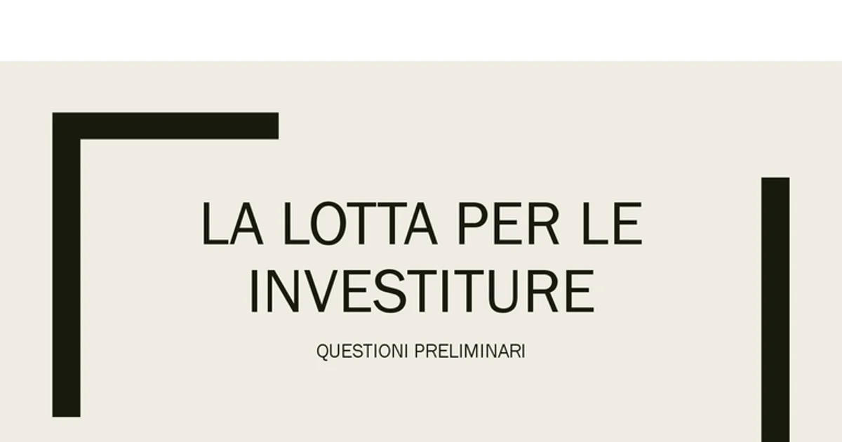 Lotta per le Investiture, Sacro Romano Impero | Algor Library